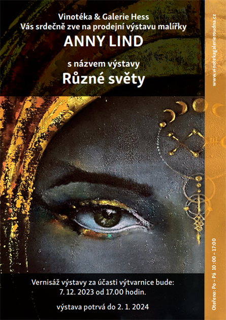 Výtvarnice Anna Lind bude vystavovat v Galerii Hess. Nezmeškejte ...
